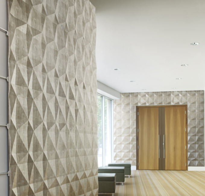 Faceted Wall Panels,