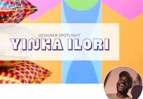 Yinka Ilori Wallcovering | Yinka Ilori Momentum Wallcovering